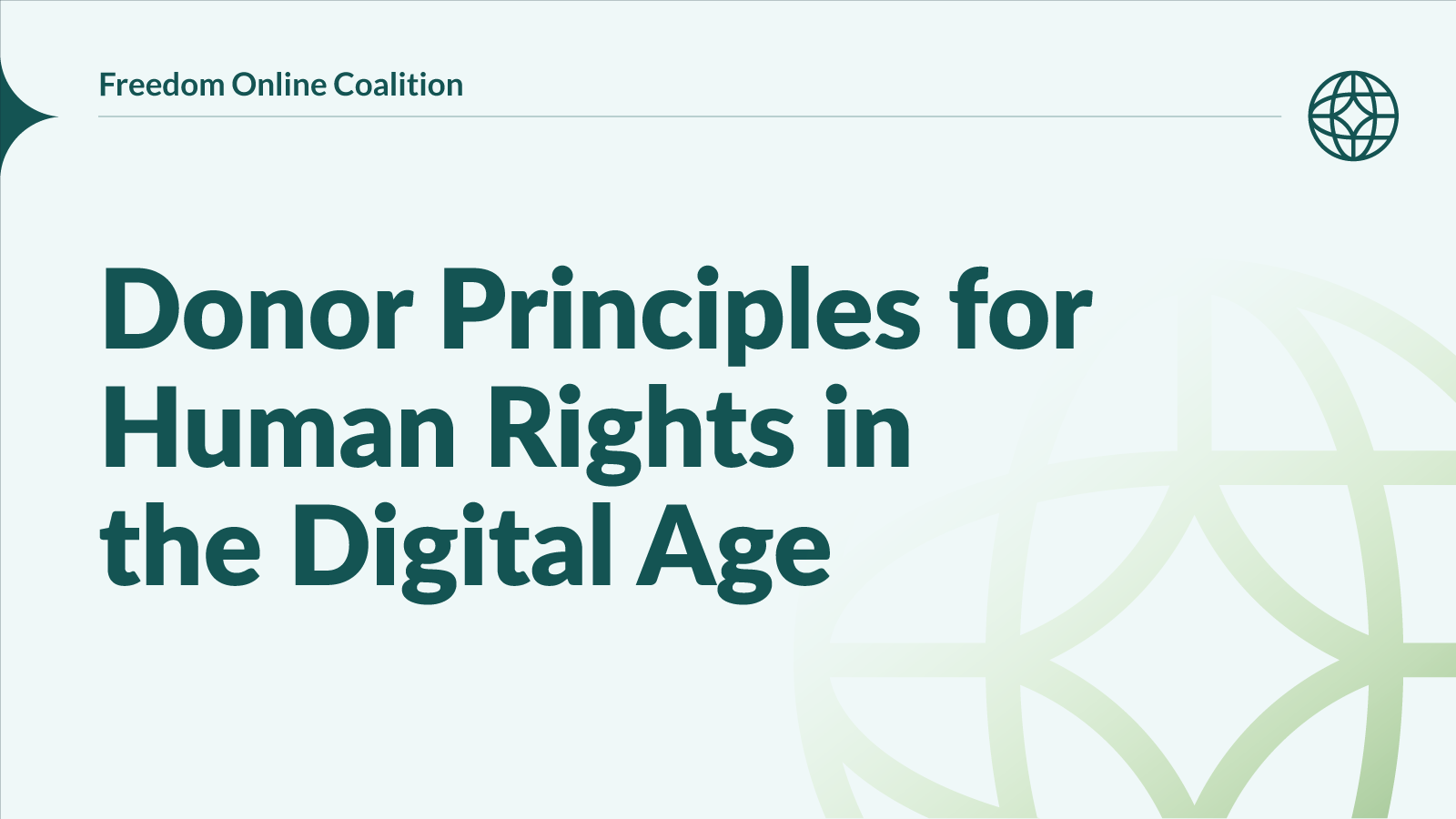 Donor Principles for Human Rights in the Digital Age - Freedom Online ...