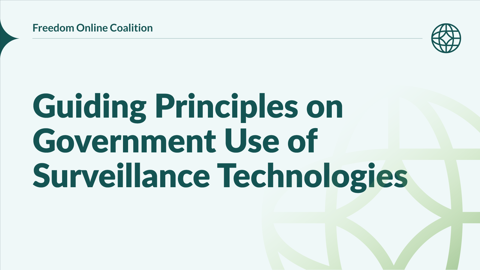 Guiding Principles on Government Use of Surveillance Technologies ...